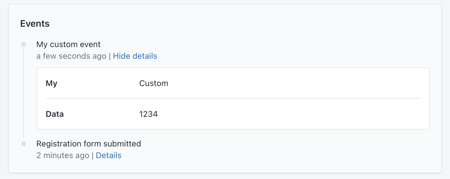 Customer events - Customer Fields for Developers